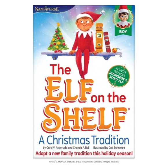 The Elf on the Shelf | Toys | Nib 3 Elf On The Shelf Box Set Boy Scout ...